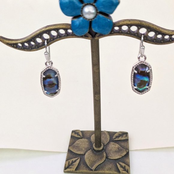 Kendra Scott | Jewelry | Kendra Scott Abalone Silver Tone Abalone Lee ...